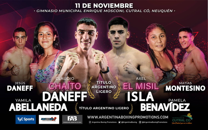 Daneff-Isla y Abellaneda-Benavídez, dos títulos este viernes en Cutral ...